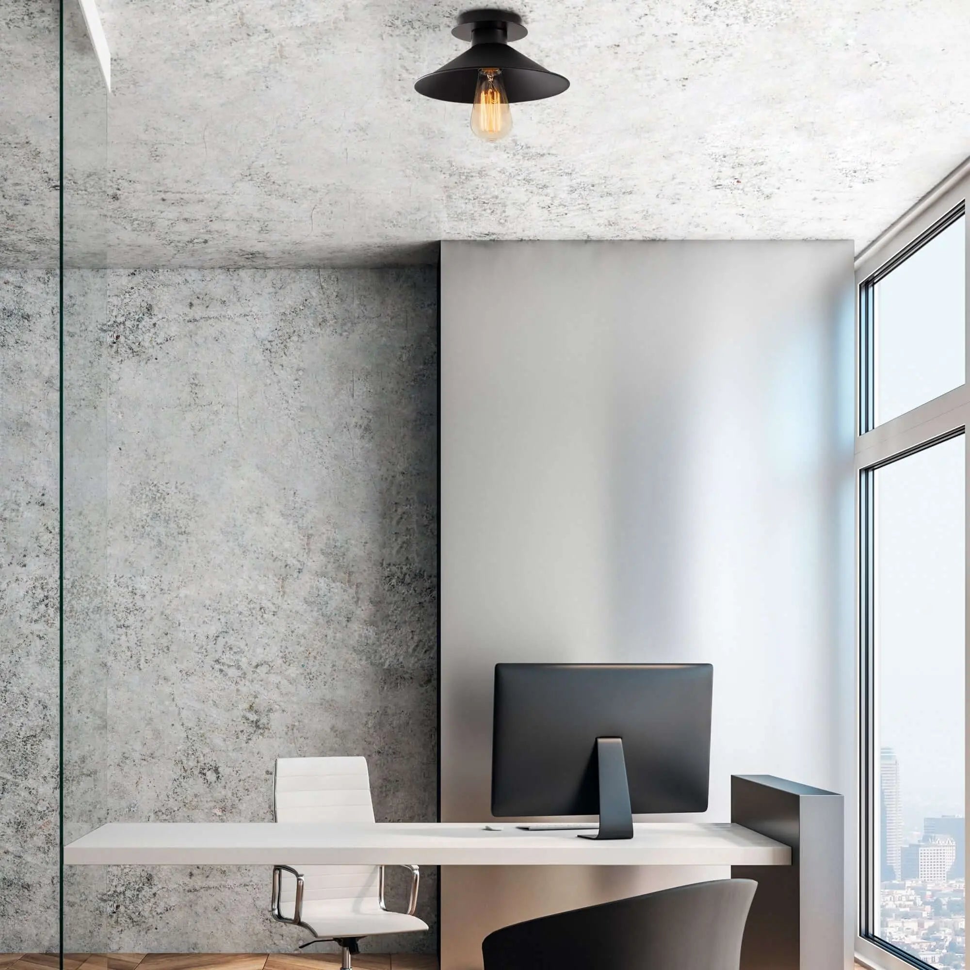 5 Home Office Flush Mounts for Improved Work and Study - SwiftBeacon