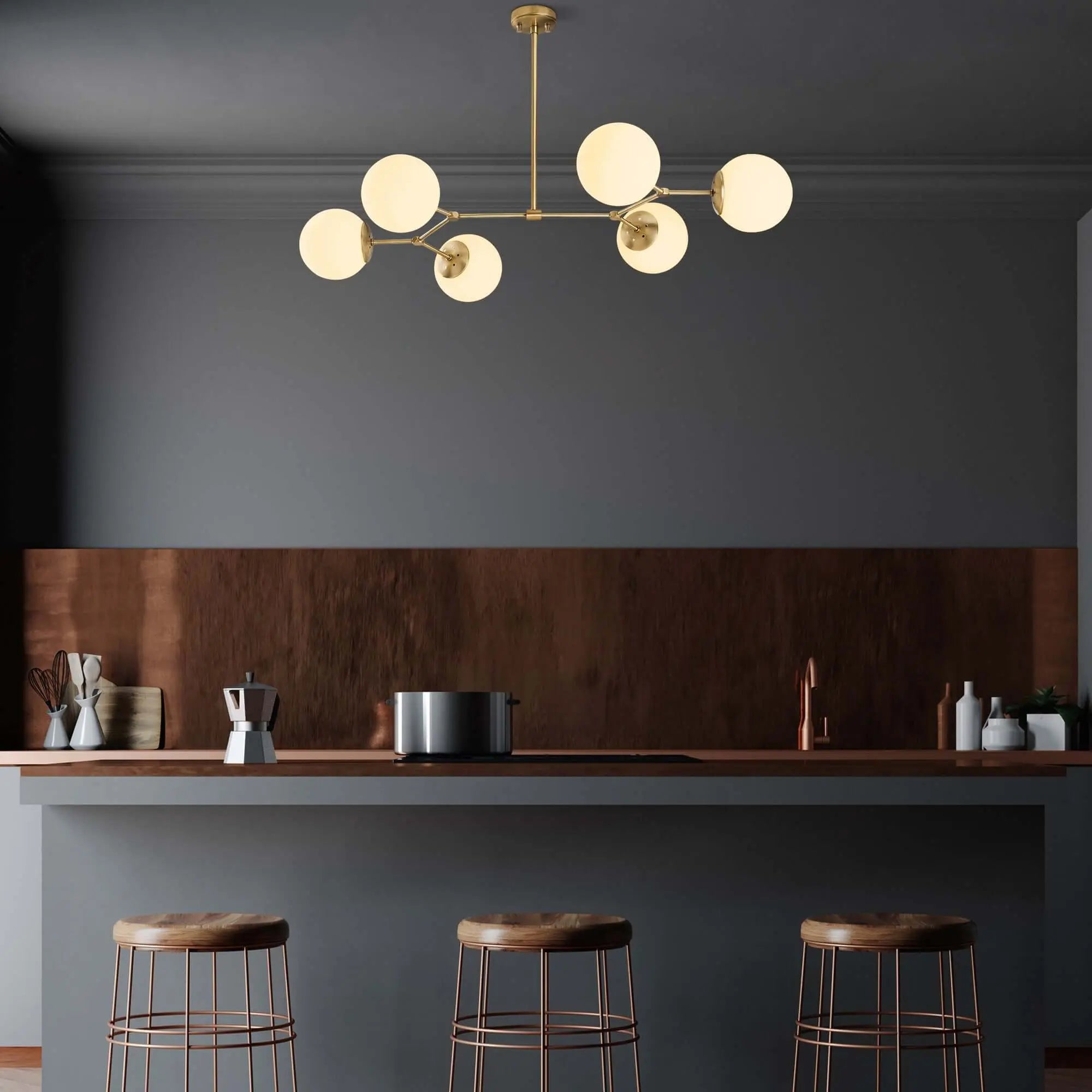 5 Bold Brass Chandeliers for a Warm and Cozy Interior - SwiftBeacon