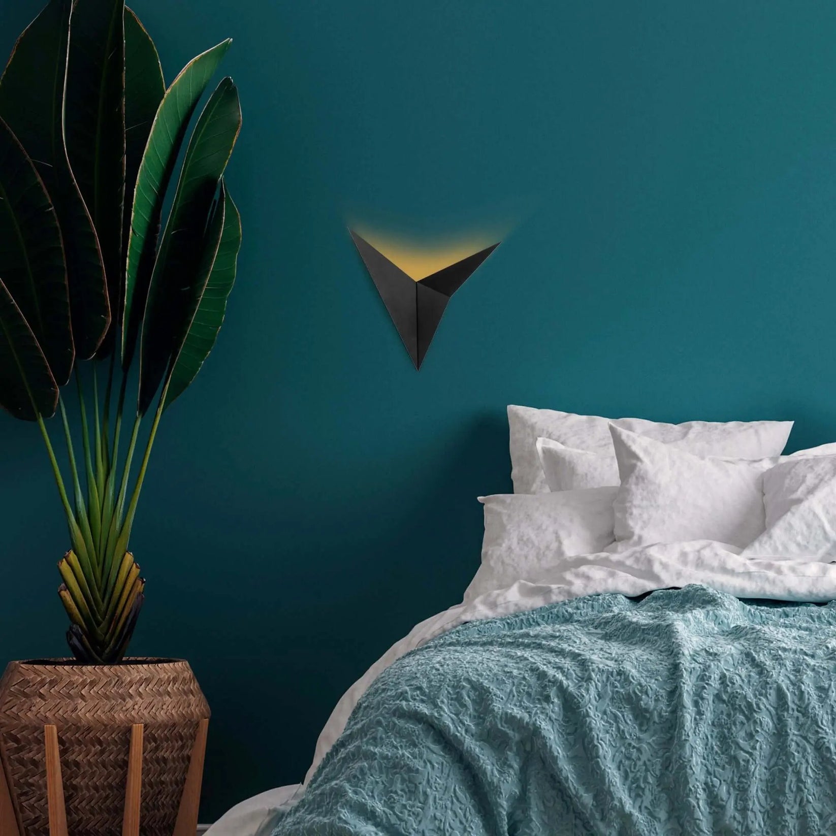 Triangular Wall Light: Geometric Modern Light | SwiftBeacon