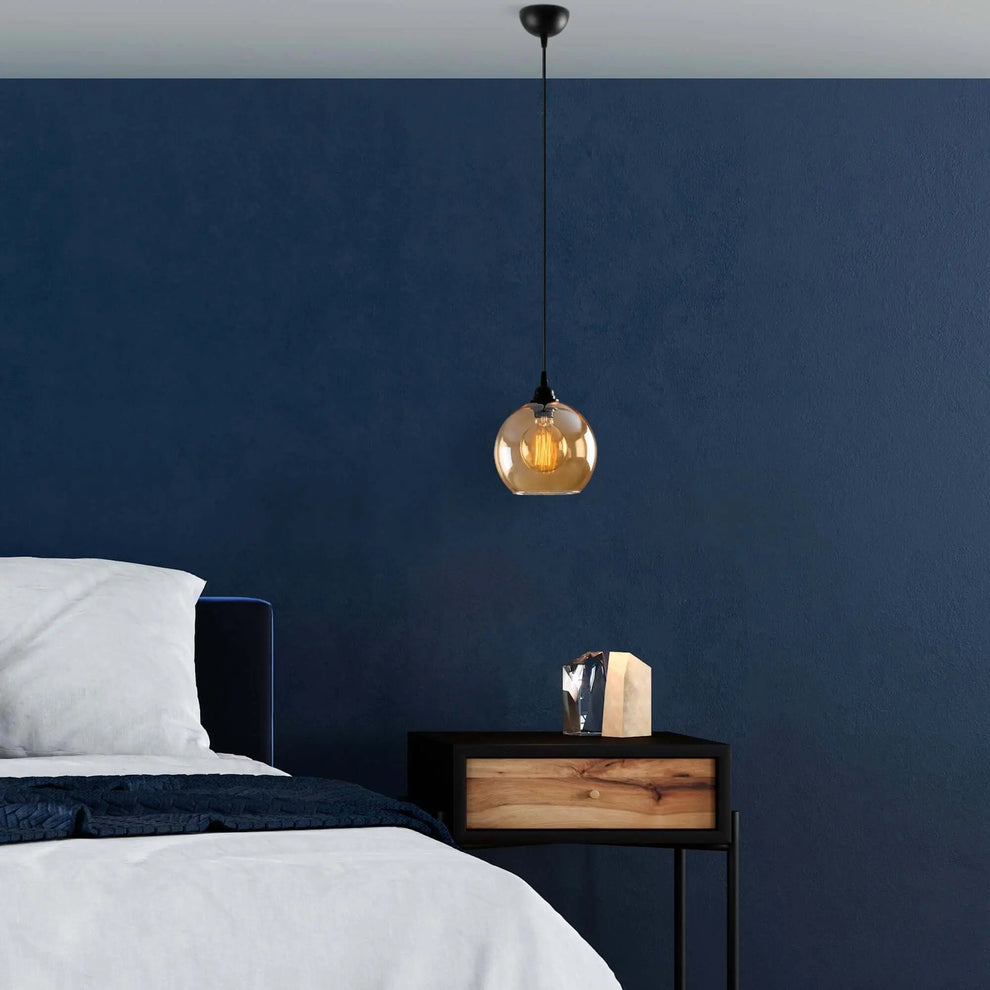 Amber Sphere Pendant – SwiftBeacon