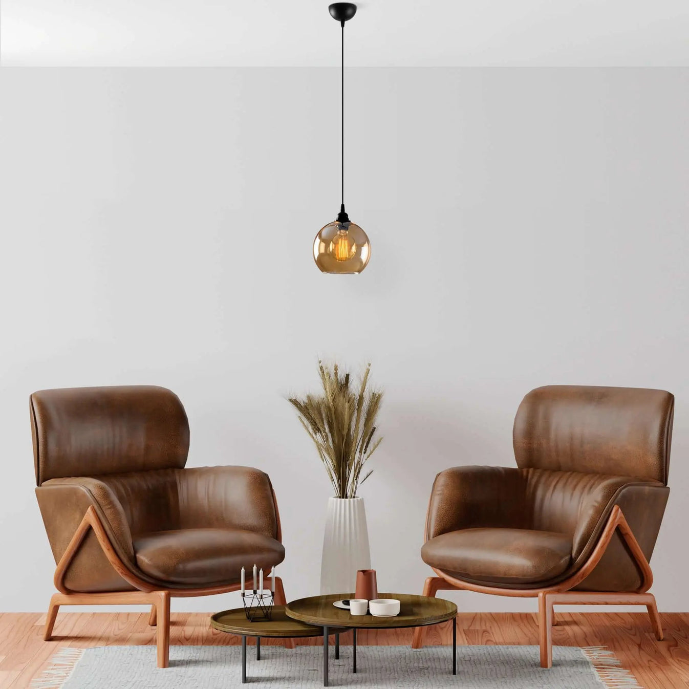 Amber Sphere Pendant – SwiftBeacon