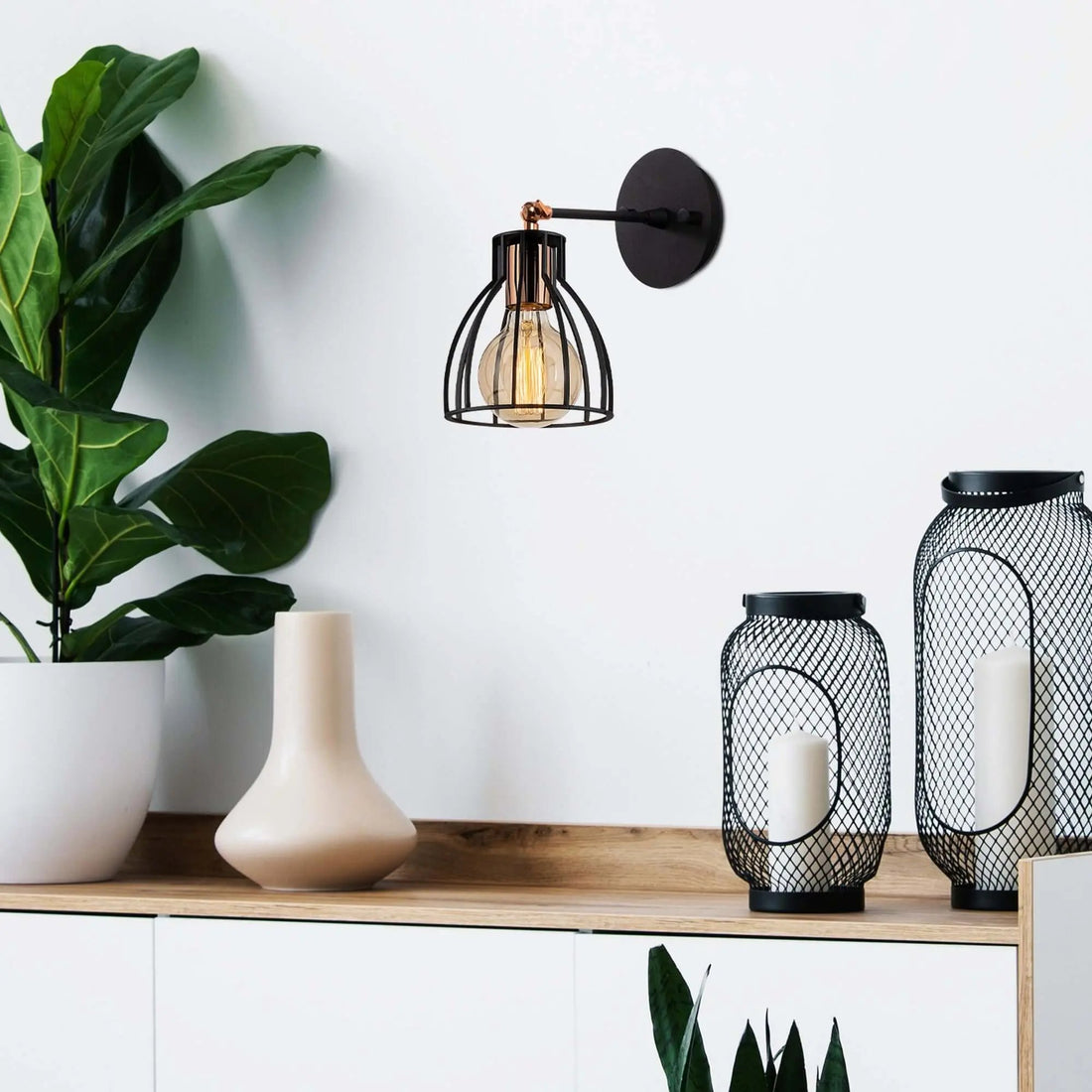 Cage Glow Wall Sconce – SwiftBeacon