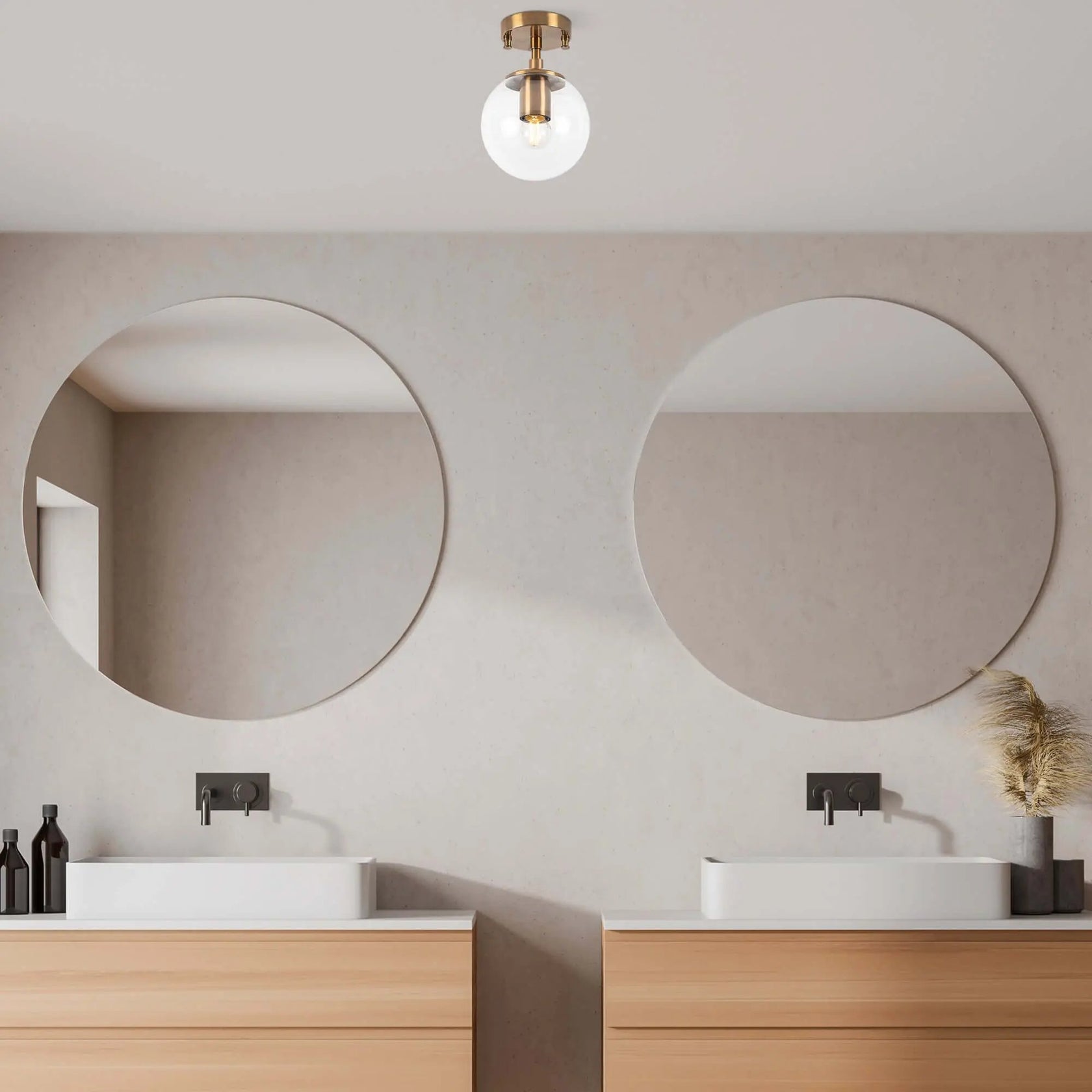 Clear Sphere Ceiling Light – SwiftBeacon