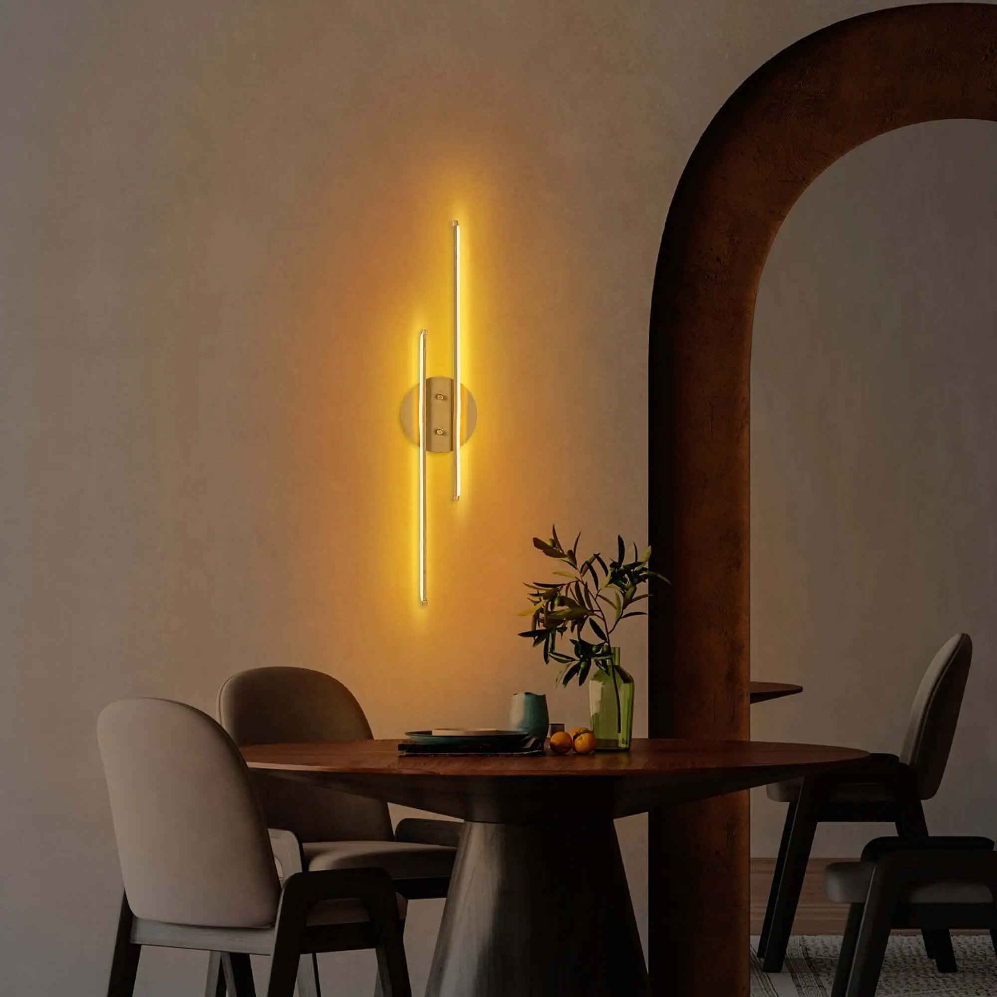 Dual Beam Wall Light Gold – SwiftBeacon