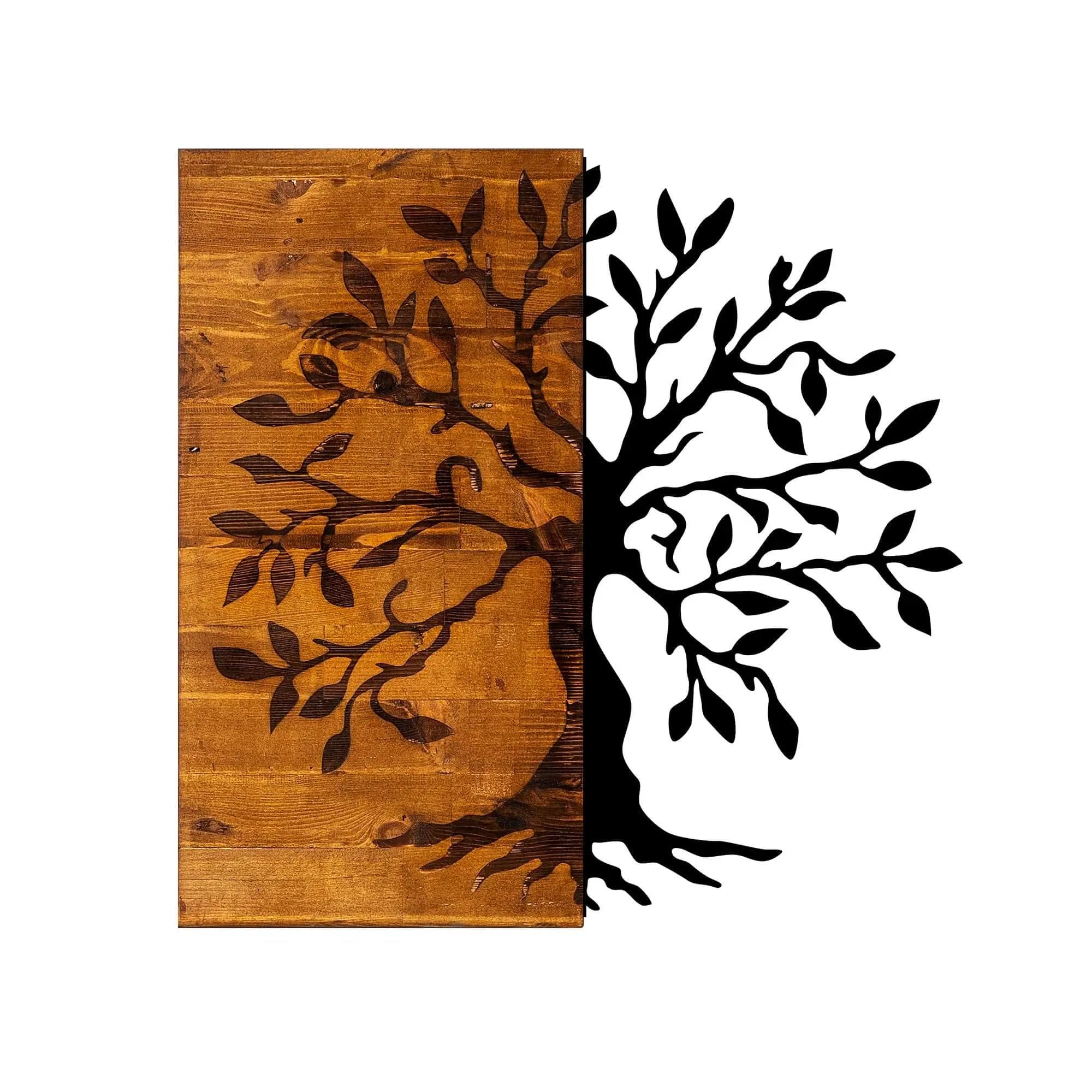 Dual Harmony Tree Wall Art – SwiftBeacon