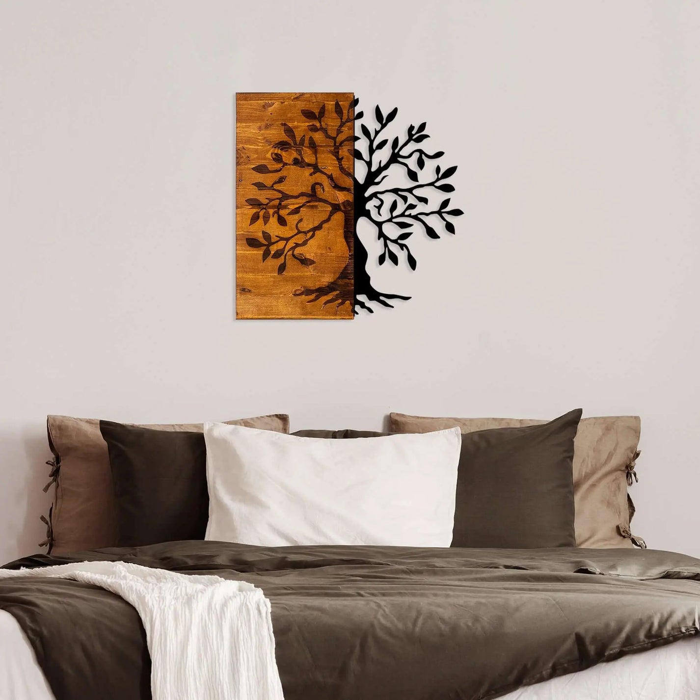 Dual Harmony Tree Wall Art – SwiftBeacon