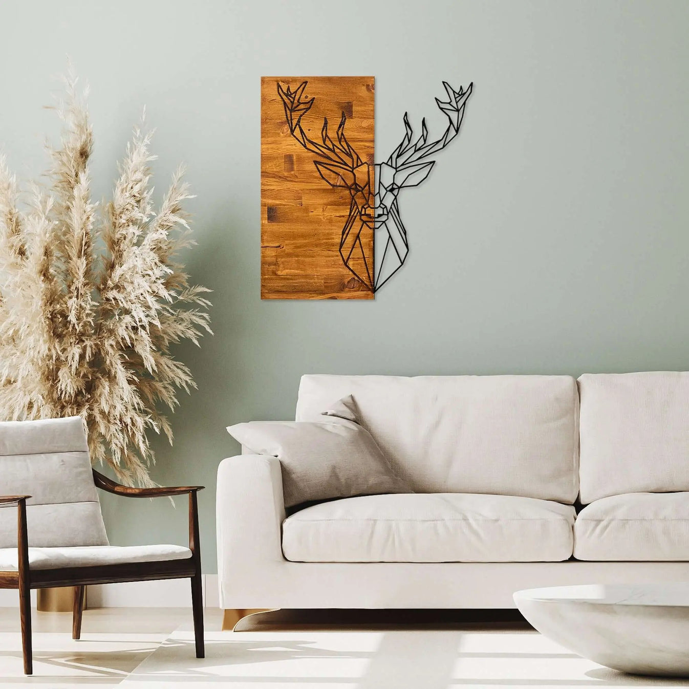 Geometric Stag Wall Art – SwiftBeacon