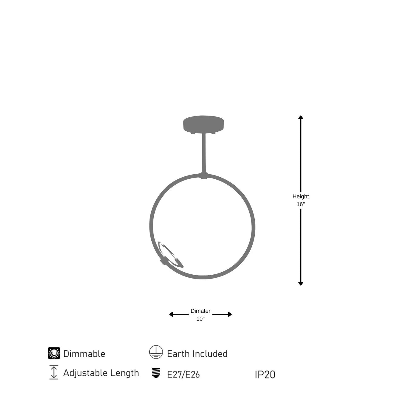 Orbital Glow Ceiling Light – SwiftBeacon
