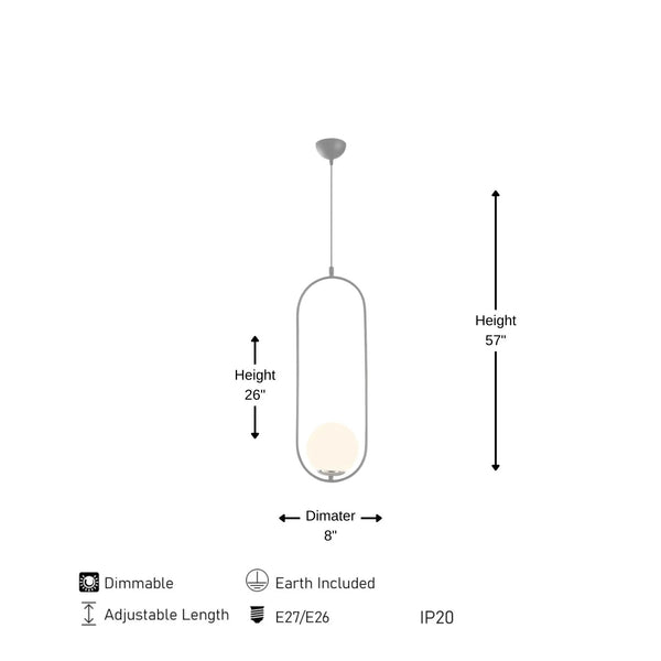 Minimalist Luminous Pendant - SwiftBeacon